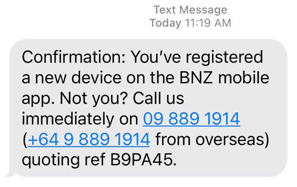 Latest scams - BNZ
