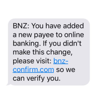 Latest scams - BNZ
