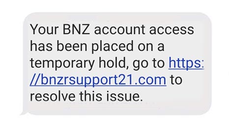Latest scams - BNZ