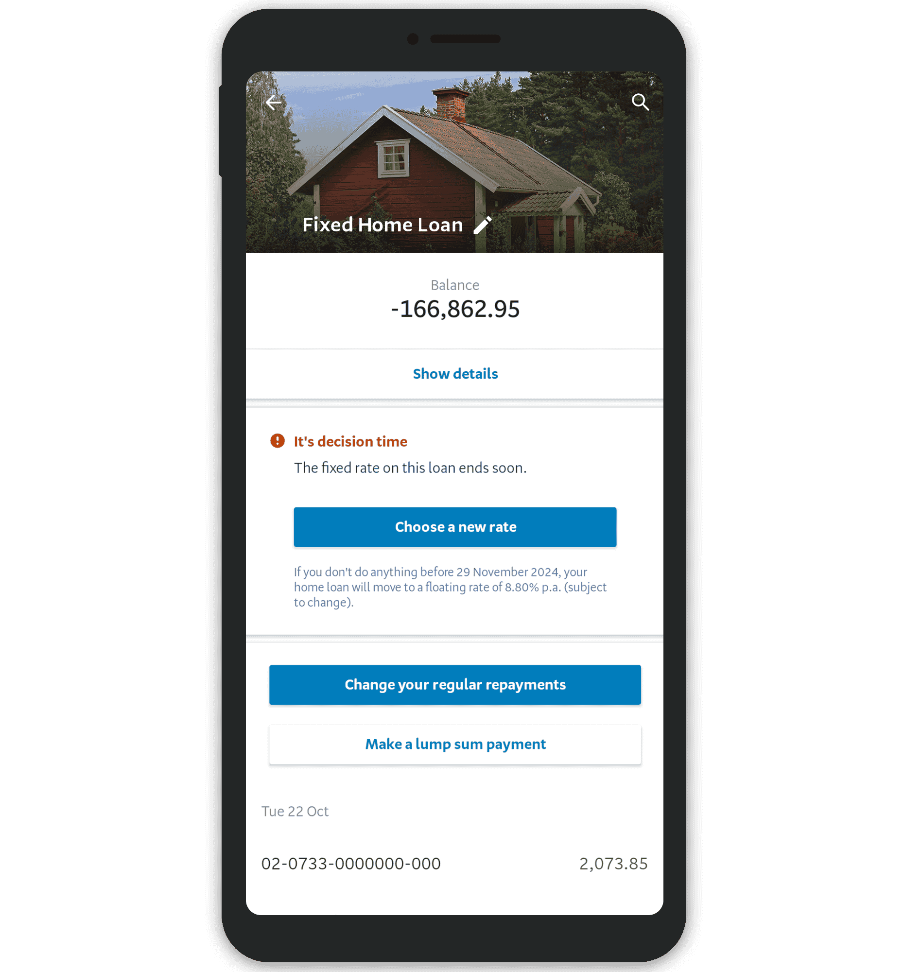 How to refix your home loan in the BNZ app - BNZ