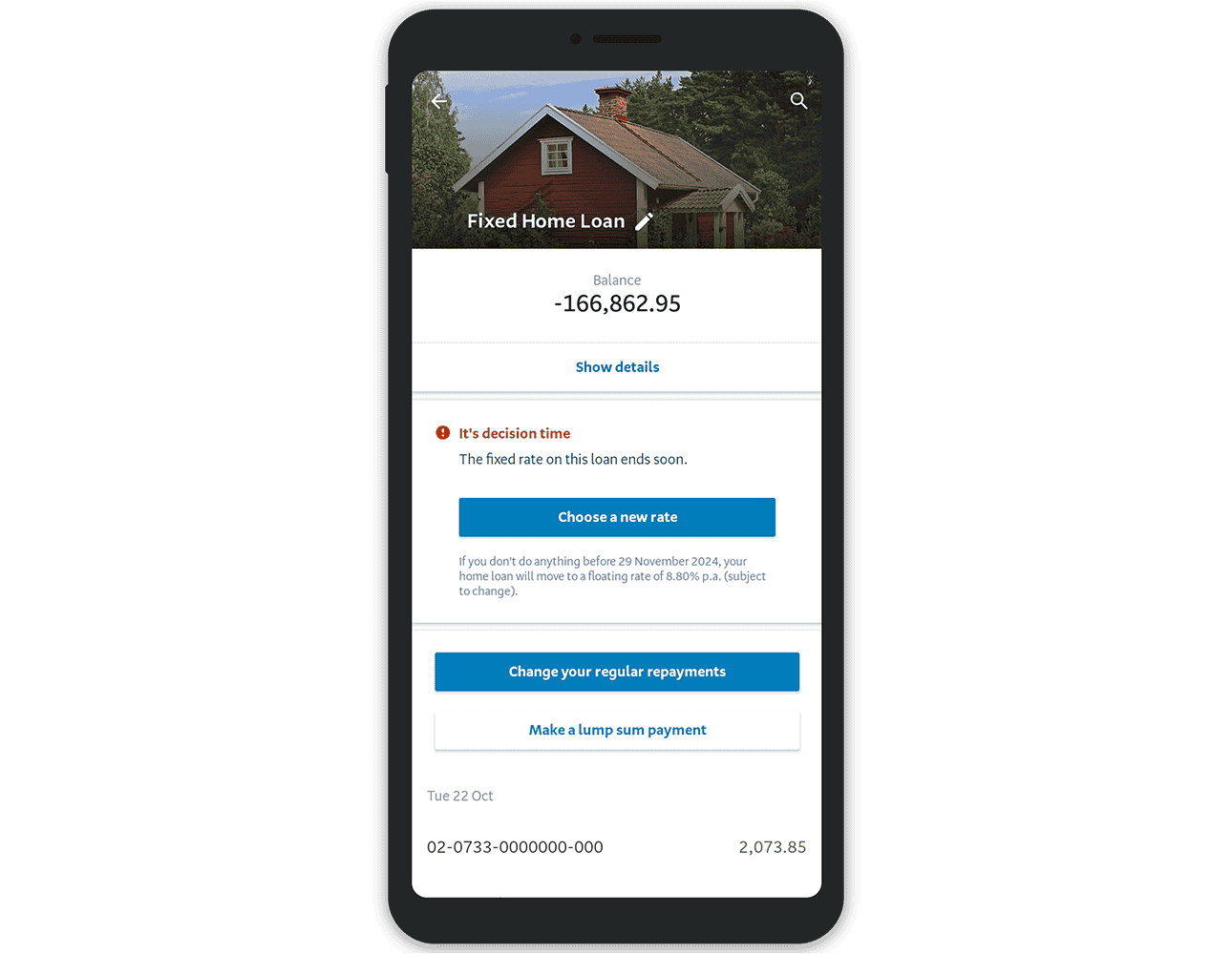 How to refix your home loan in the BNZ app BNZ