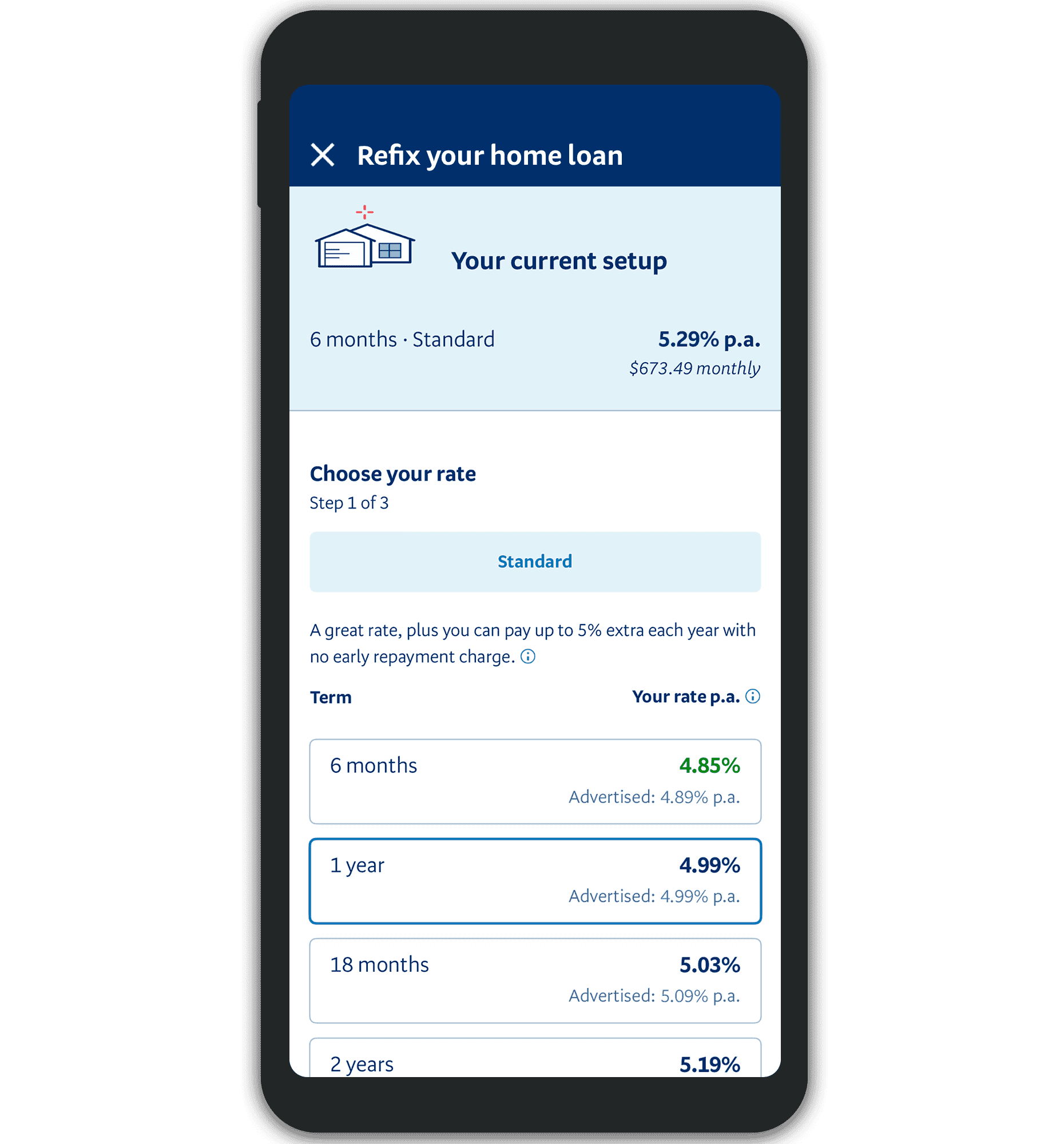 How to refix your home loan in the BNZ app - BNZ