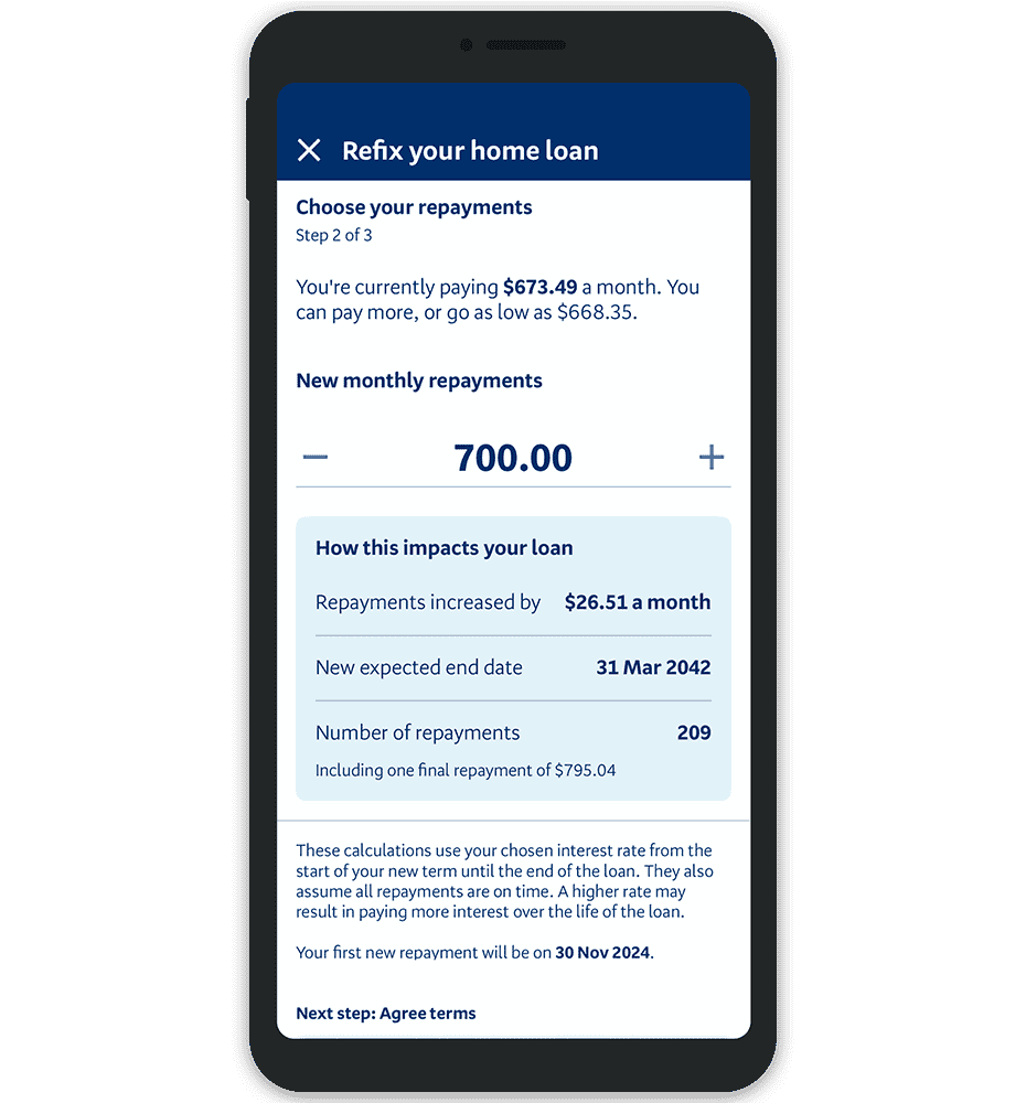 How to refix your home loan in the BNZ app - BNZ